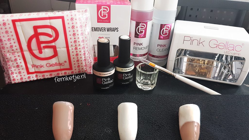 Pink Gellac French Manicure Set. – femketje.nl