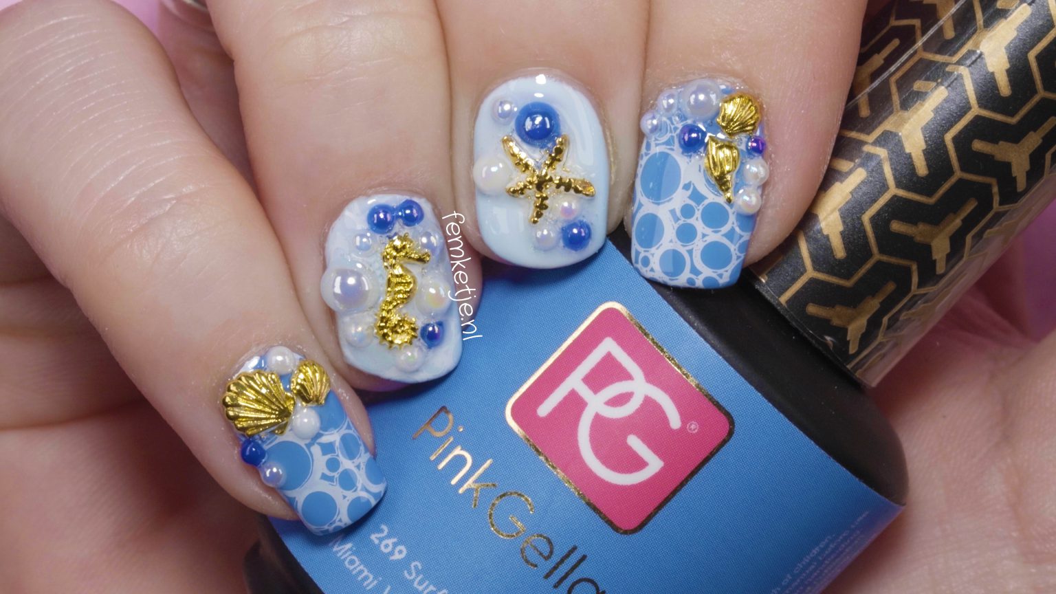 ⚓Nautical Nail Design (For Super Short Natural Nails!). – femketje.nl