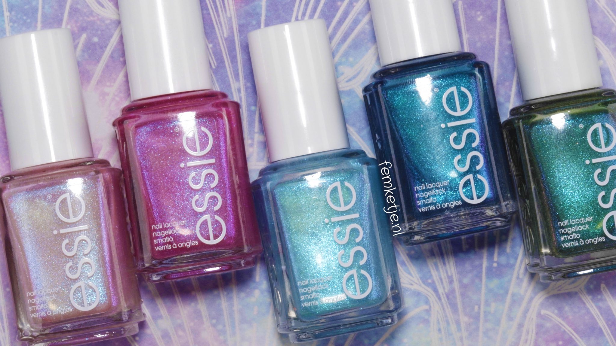 Essie Let It Ripple Collection (Well.. 5 out of the 6 colours ...